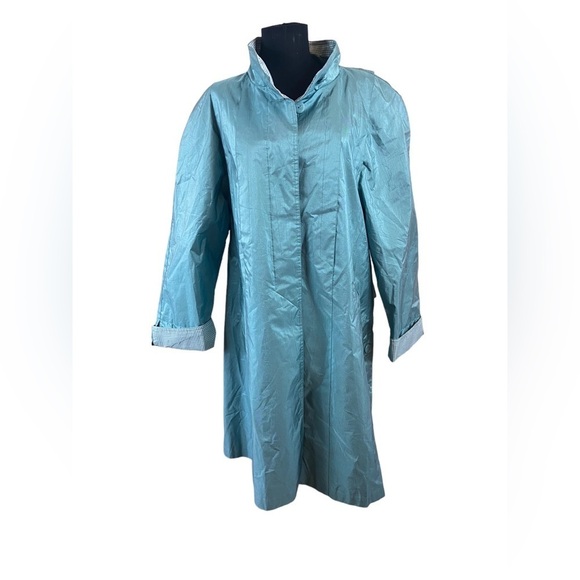 Vintage | Jackets & Coats | Vintage British Mist Teal Trench Rain ...